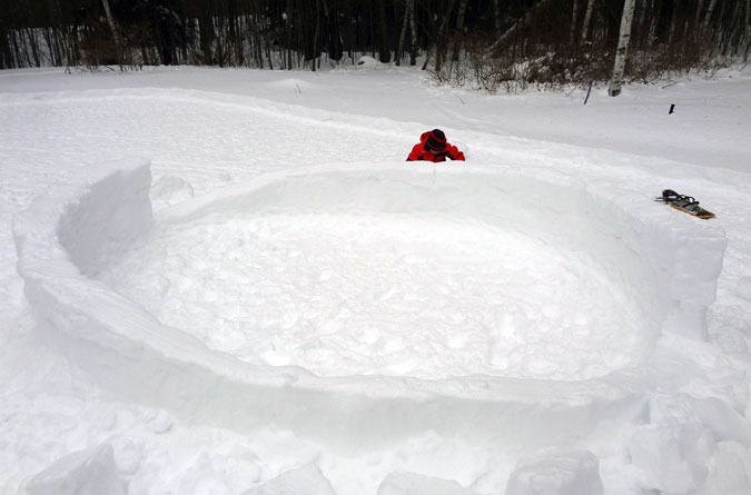 How to Make an Igloo — and Camp Out Too!
