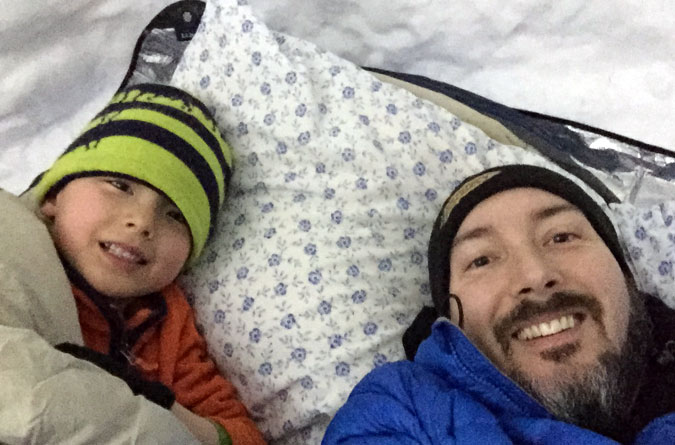 How to Make an Igloo — and Camp Out Too!
